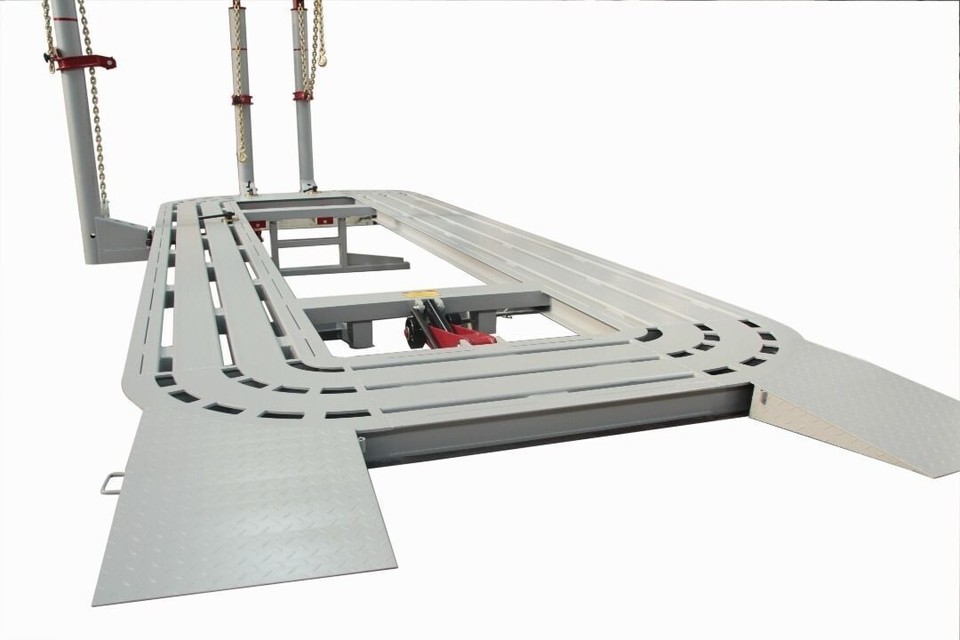 FREE SHIPPING NEW 20 Feet Long Auto Body Shop Frame Machine 3 TOWERS ...