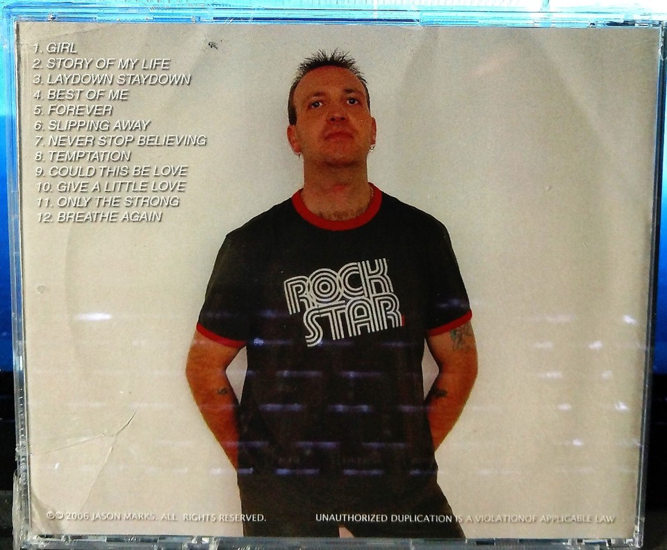 Jason Marks - Karma (CD, 2006, Artist's Label, UK INDIE) BRAND NEW ...