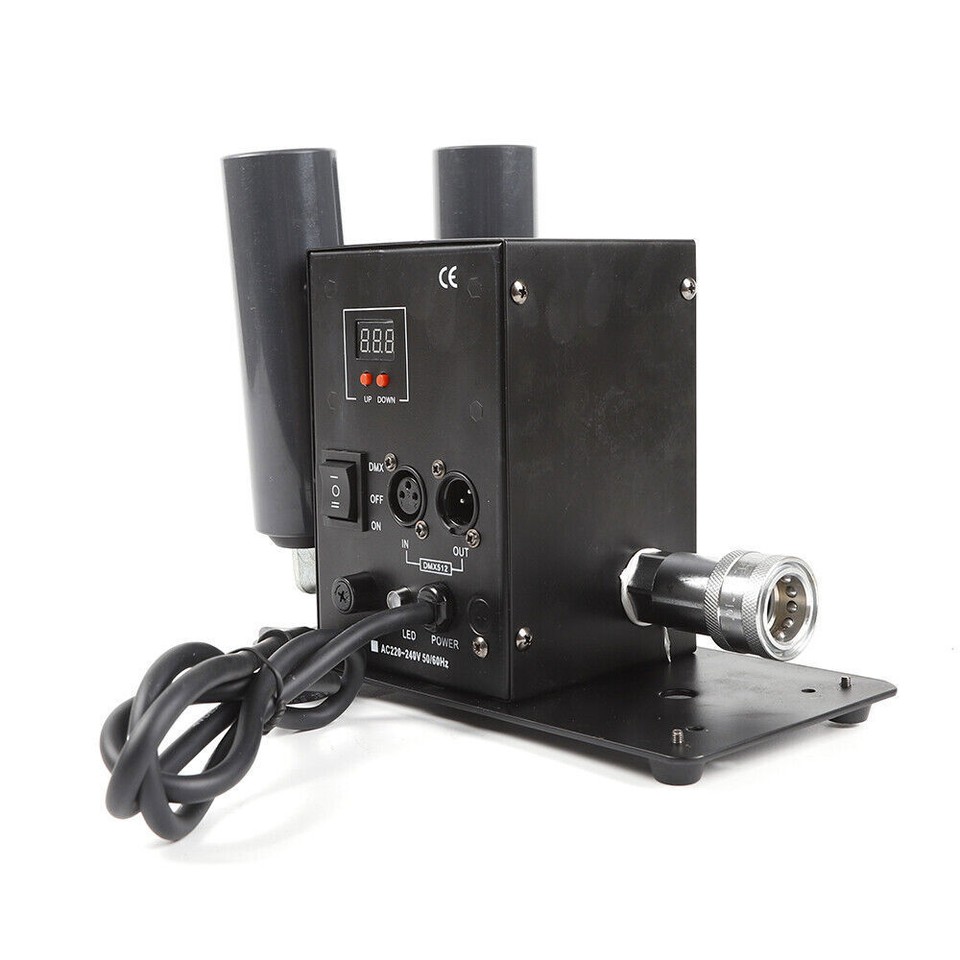 Co2 DMX Jet 2-Nozzle CO2 Cannon Mini Blaster Cold Smoke Column Machine ...