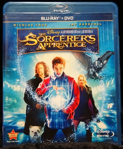 Disney’s The Sorcerers Apprentice 💿 Nicholas Cage (Blu-ray/DVD 2010 2 ...