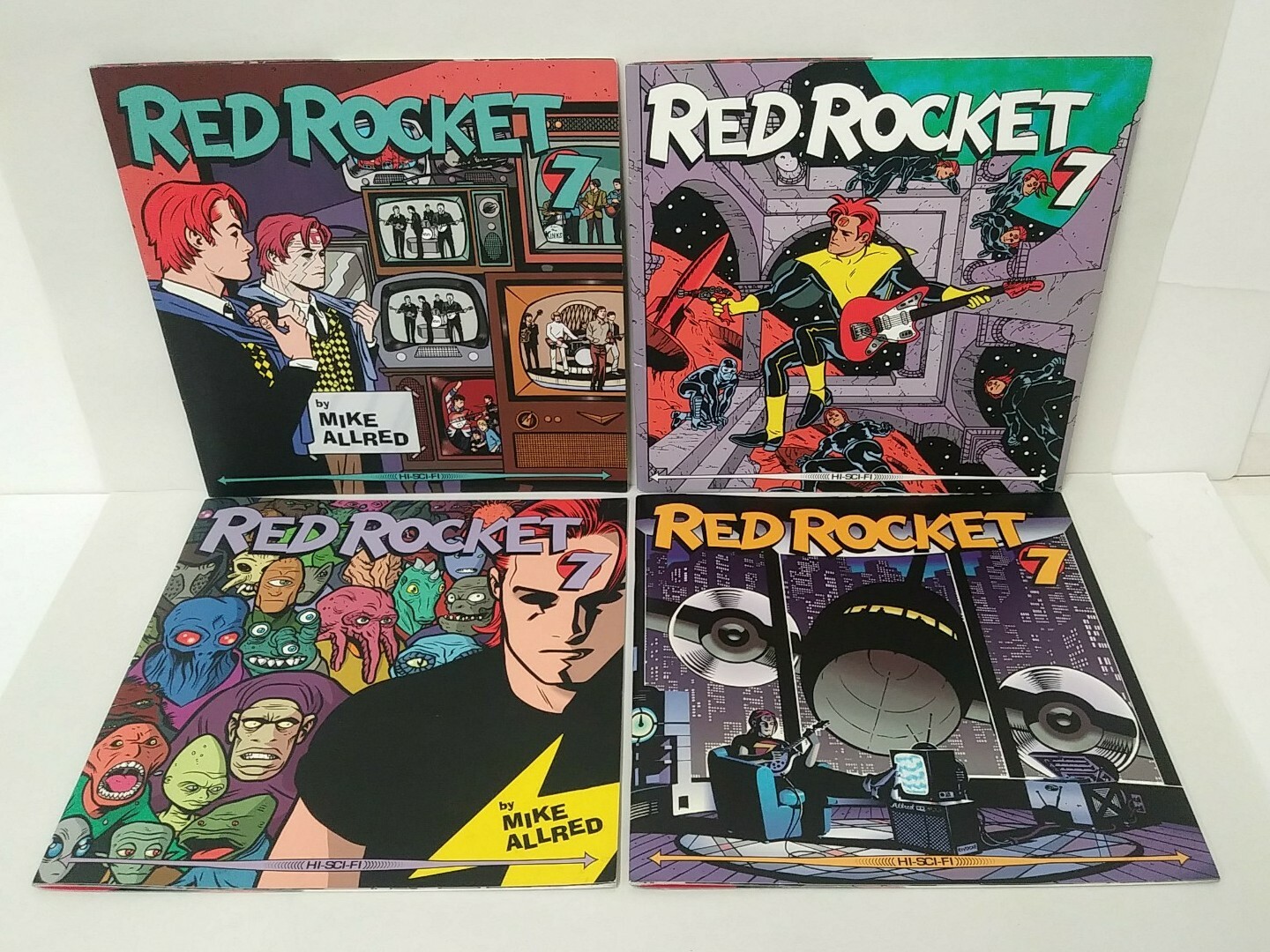 RED ROCKET 7 (1997) Comic Album Magazine # 3 4 5 7 Dark Horse Mike ...