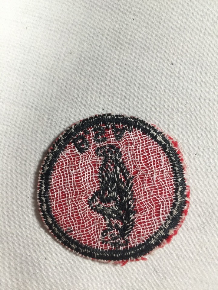 Standing Bear Patrol Emblem Red and Black Felt BSA Patch | eBay