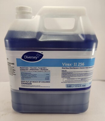 Diversey - 5271416 - Virex II 256 - Cleaner & Disinfectant Conc - 1.5 ...