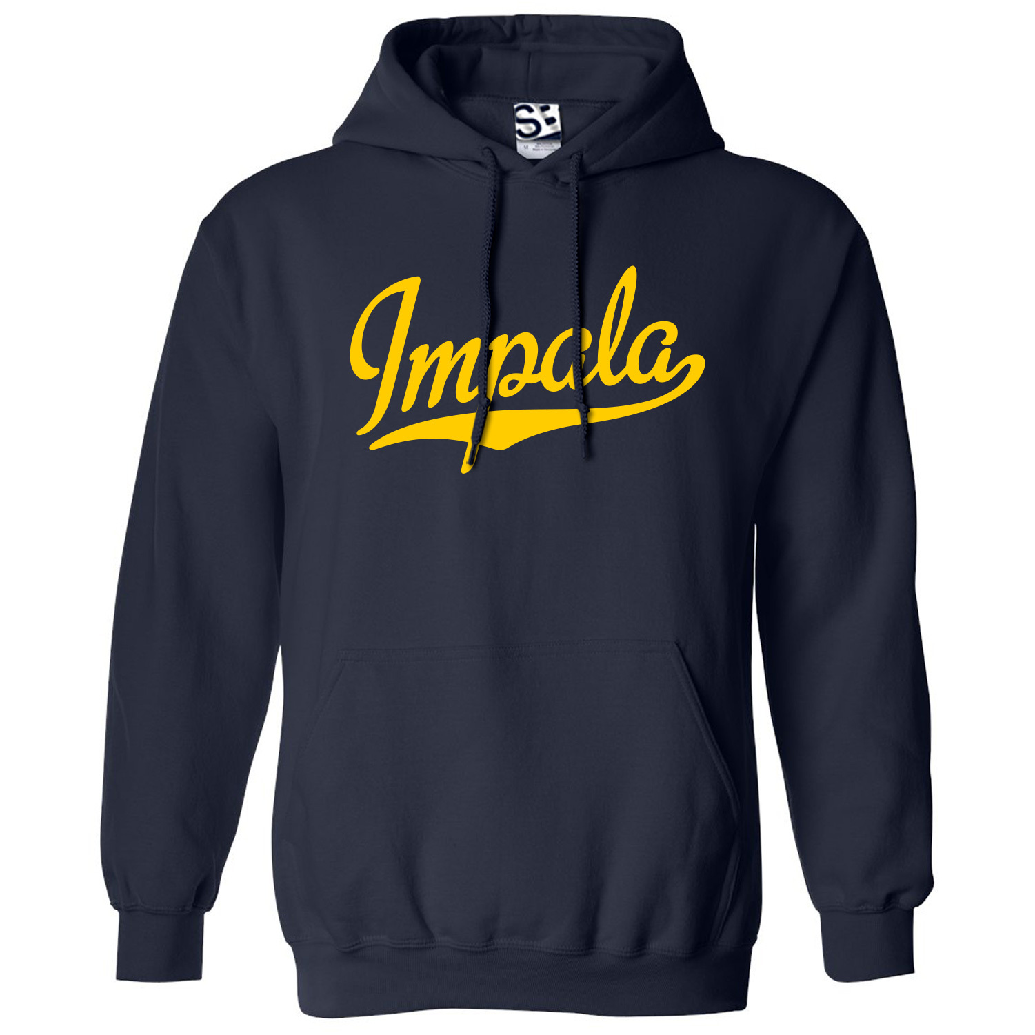Impala Script Jersey HOODIE - Hooded SS 63 64 65 Lowrider Sweatshirt ...
