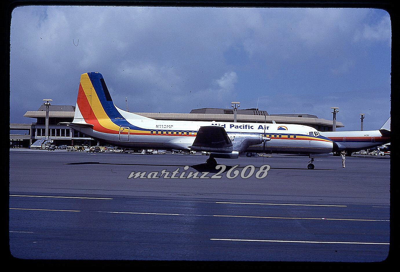(MZ) ORIG AVIATION/AIRLINE SLIDE MID PACIFIC AIR N113MP | eBay