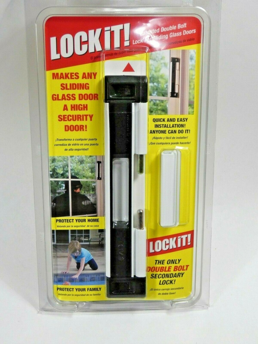 Lockit Sliding Glass Door Lock Stainless Steel Sliding Patio Door