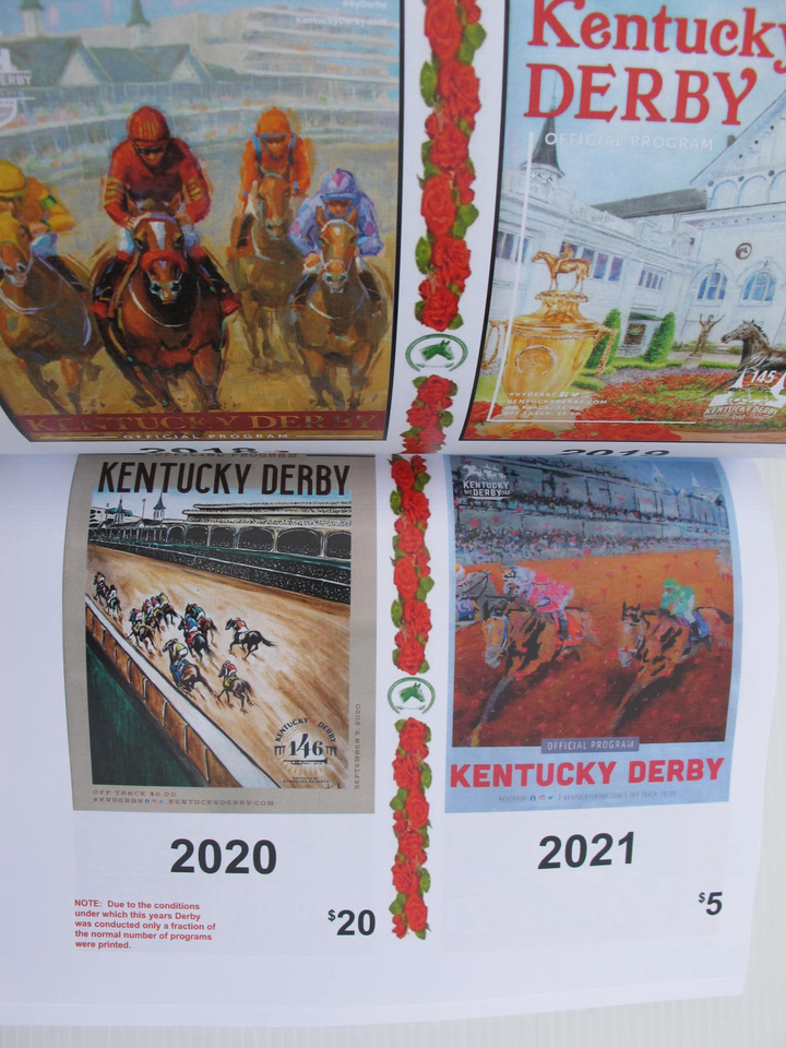 NEW BOOK: 2024 KENTUCKY DERBY PROGRAMS PRICE GUIDE / HORSE RACING ...