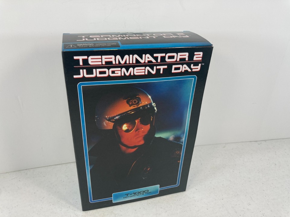 NECA Terminator 2 T-1000 Motorcycle Cop Authentic Original Release US ...