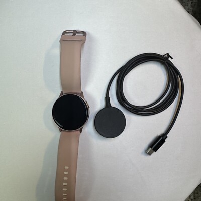 Samsung Galaxy Watch Active 2 SM-R835 40mm Gold-Tone Stainless Steel ...