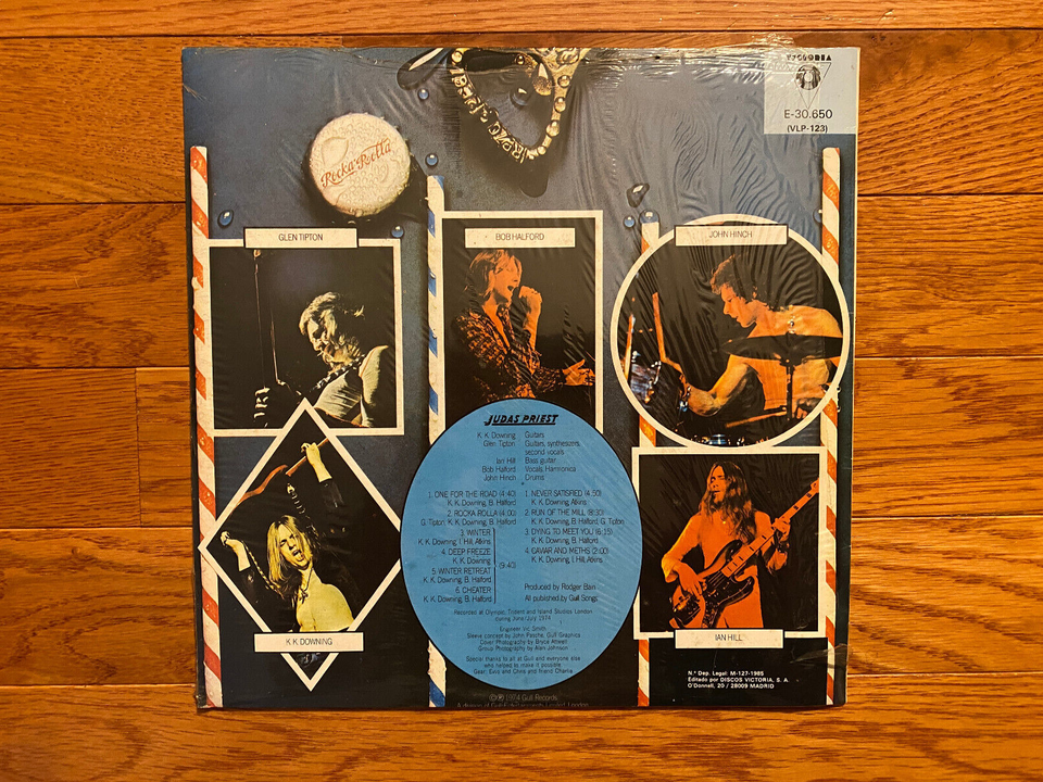 Judas Priest - Rocka Rolla LP Victoria VLP-123 1985 Spain Pressing ...