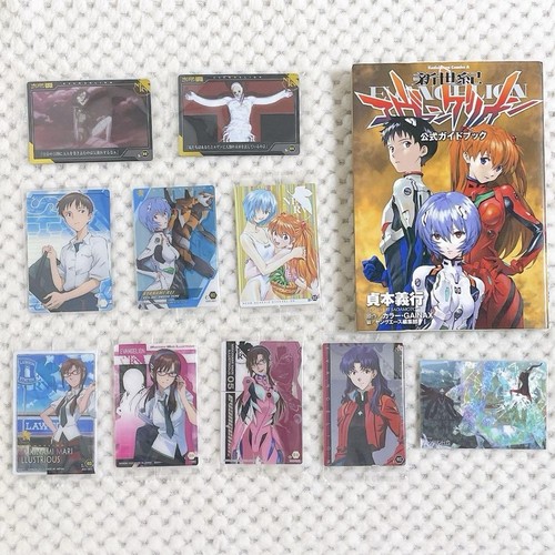 Evangelion Wafer Cards 10pcs Bulk Set New Century Official Guidebook SP Asuka Re | eBay
