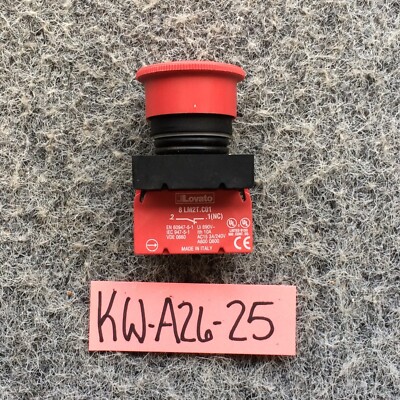 Lovato 8 LM2T.C01 Red Push Twist Button 8LM2TC01 8LM2T.C01 | eBay