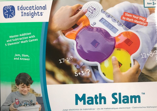 Educational Insights Math Slam Game 3 Challenge Levels 6 Years Tested ...