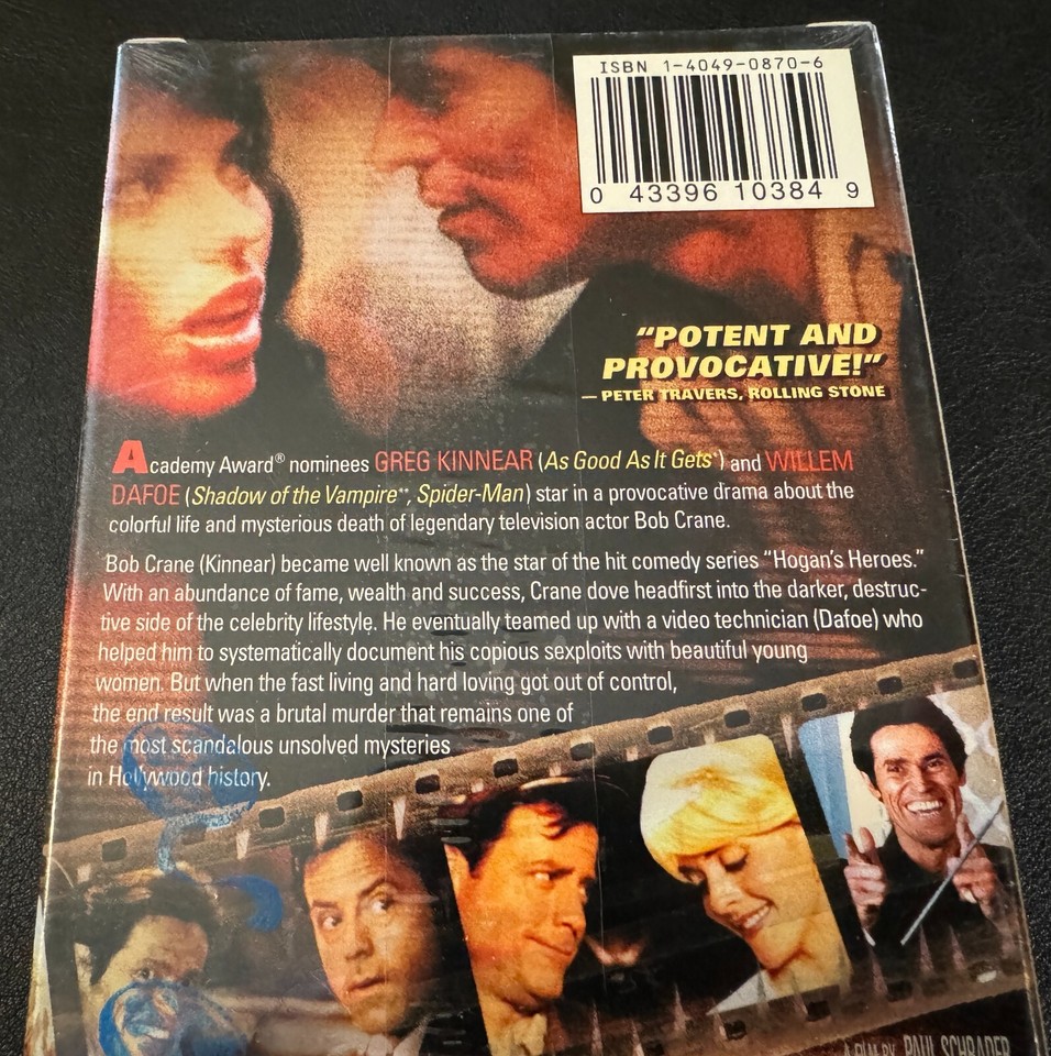 Auto Focus (VHS, 2002) - Greg Kinnear, Willem DaFoe - New / Sealed ...