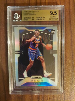 2019-20 RJ Barrett Silver Prizm Rookie True Gem Mint BGS 9.5 | eBay
