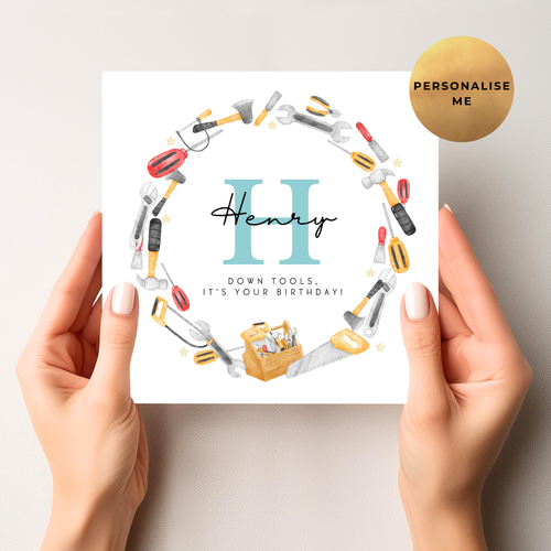 Personalised Birthday Card For DIY Enthusiasts - Handy Dads - Grandad ...