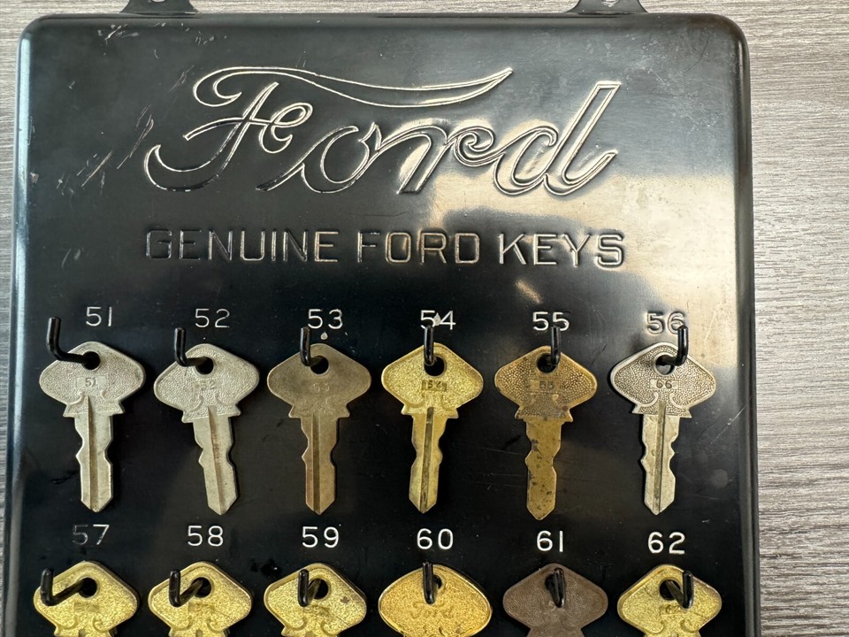 Ford Genuine Ford Keys Antique Key Rack Ford Model T Master Set | eBay