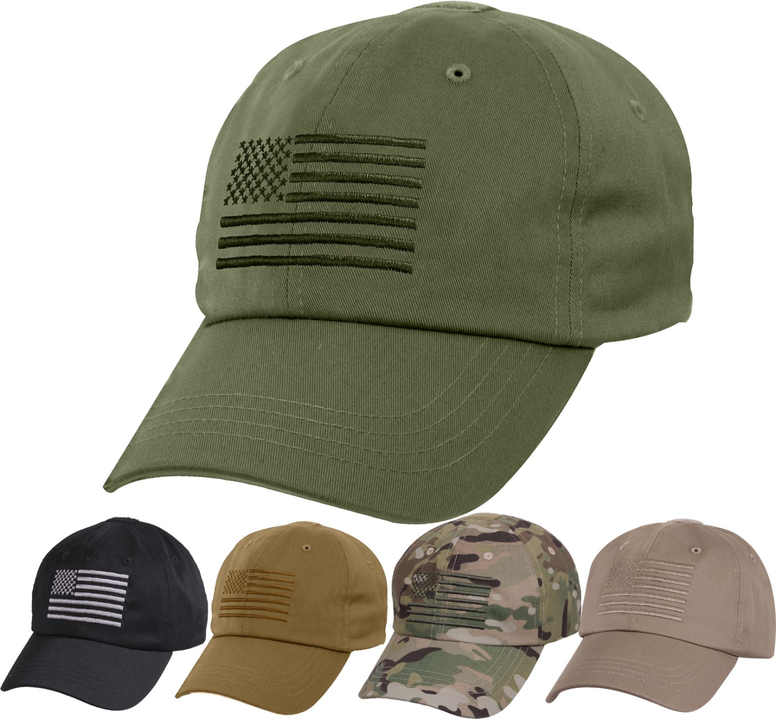 Tactical Operator Cap Embroidered USA Flag Military Contractor Hat with ...