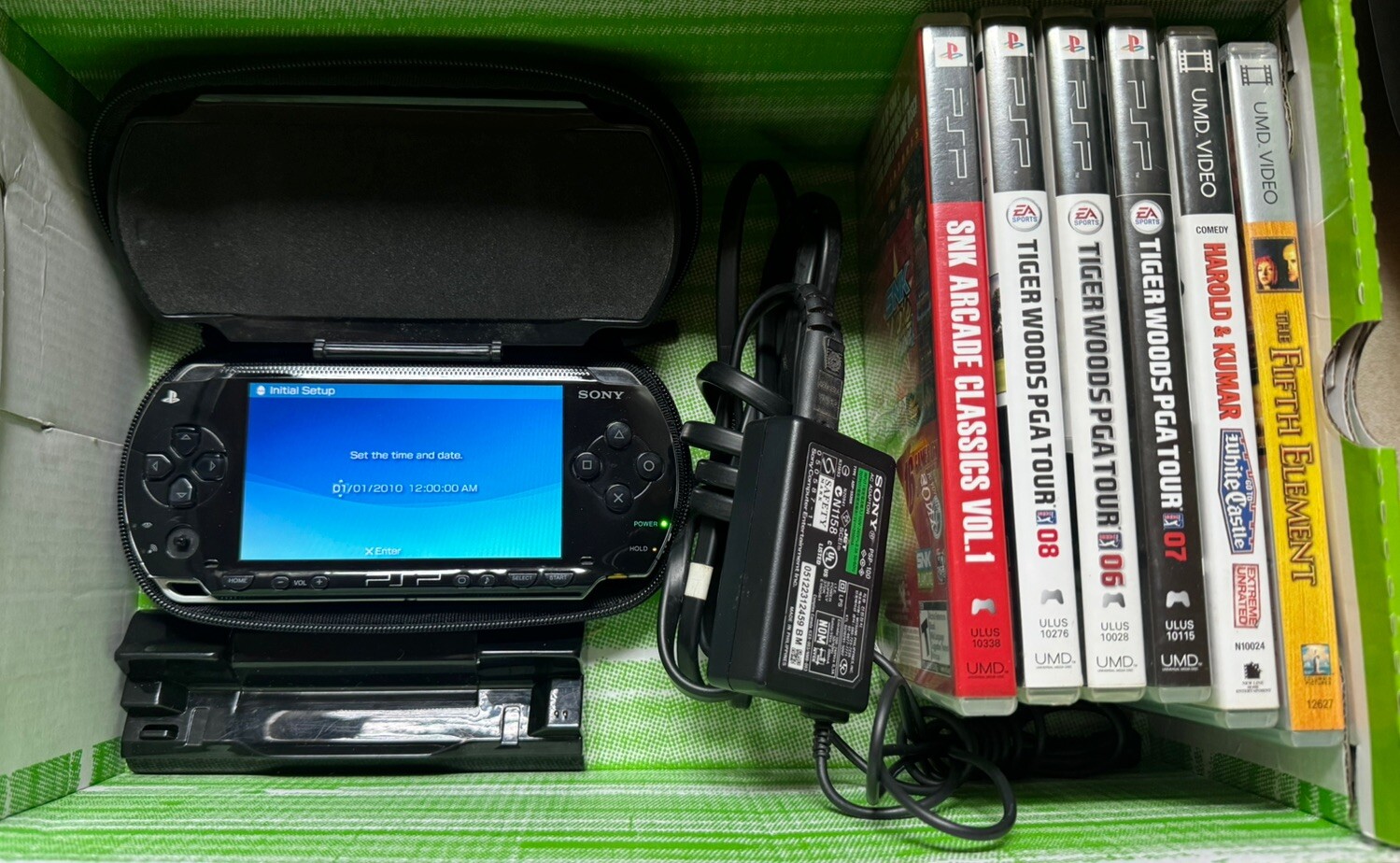 Sony PSP 1001 Handheld Console USA Region With case and bundle games ...