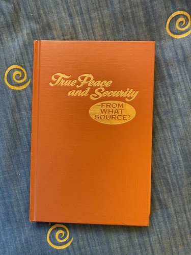 RARE VINTAGE , Watchtower And Track Society , True Peace And Security ...