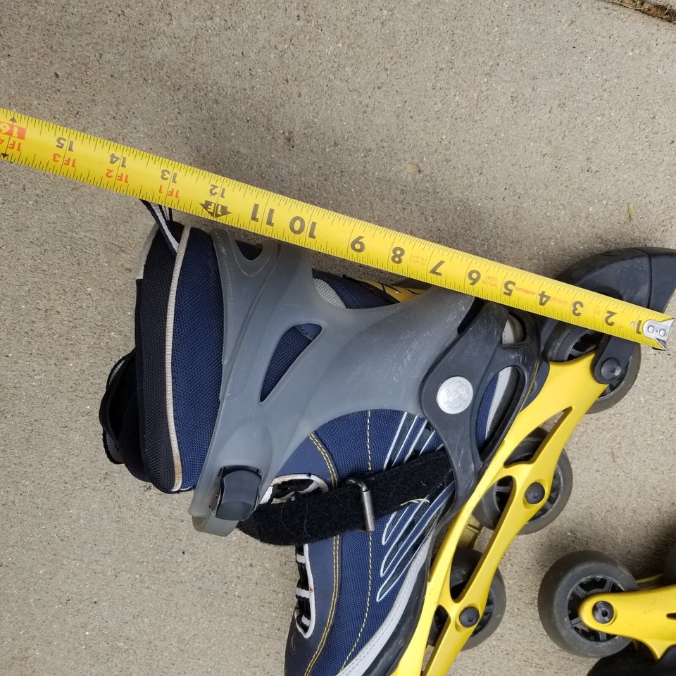 K2 Moto In-Line Skates Rollerblades Grey/Yellow 80mm Wheel Sz 11 | eBay