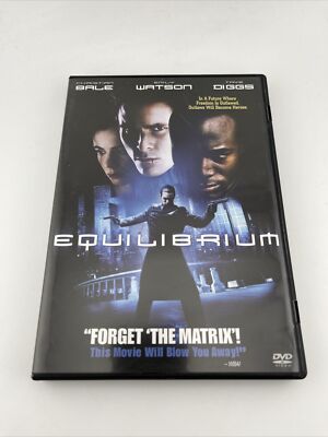 Equilibrium (DVD, 2003) - Christian Bale - Emily Watson - taye Diggs ...