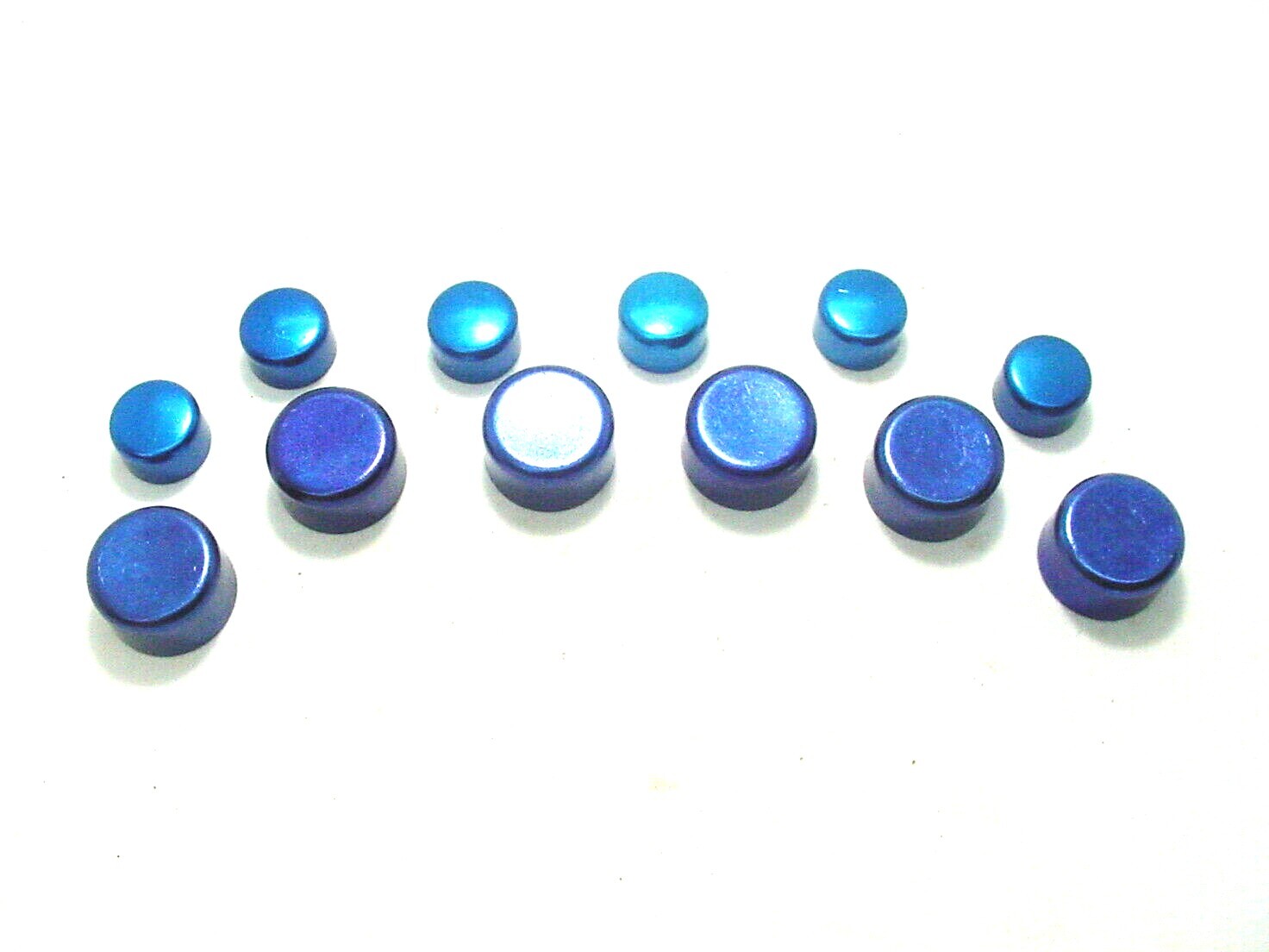 Dodge Blue Motor Engine Bolts Caps Covers Dress-up Kit set 12 NOS ...