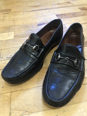 Allen Edmonds Verona II Black Leather Horsebit Loafer Shoes Men's Size ...