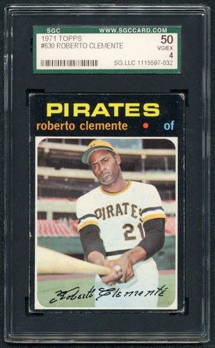 Roberto Clemente 1971 Topps SGC 4 Baseball Card Vintage Graded Pirates ...