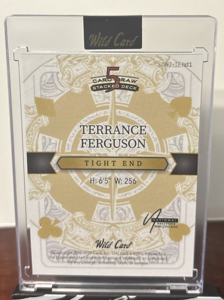 2025 WILD CARD National Exclusive Joker Wild TERRANCE FERGUSON RC 1/1 ...