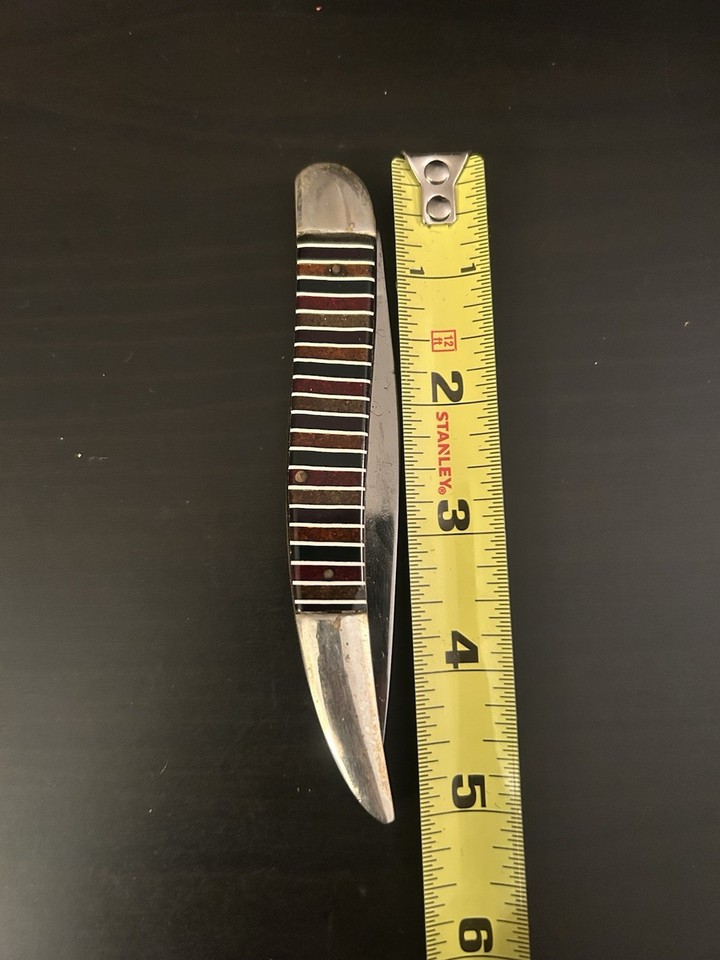 Kutmaster Candy Stripe Vintage Toothpick Knife | eBay