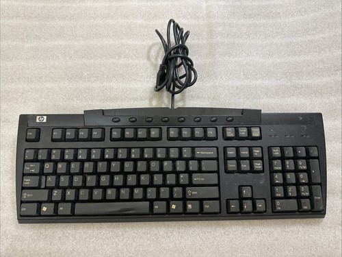 Hewlett Packard HP Wired USB Multimedia KU-9963 Keyboard TESTED | eBay