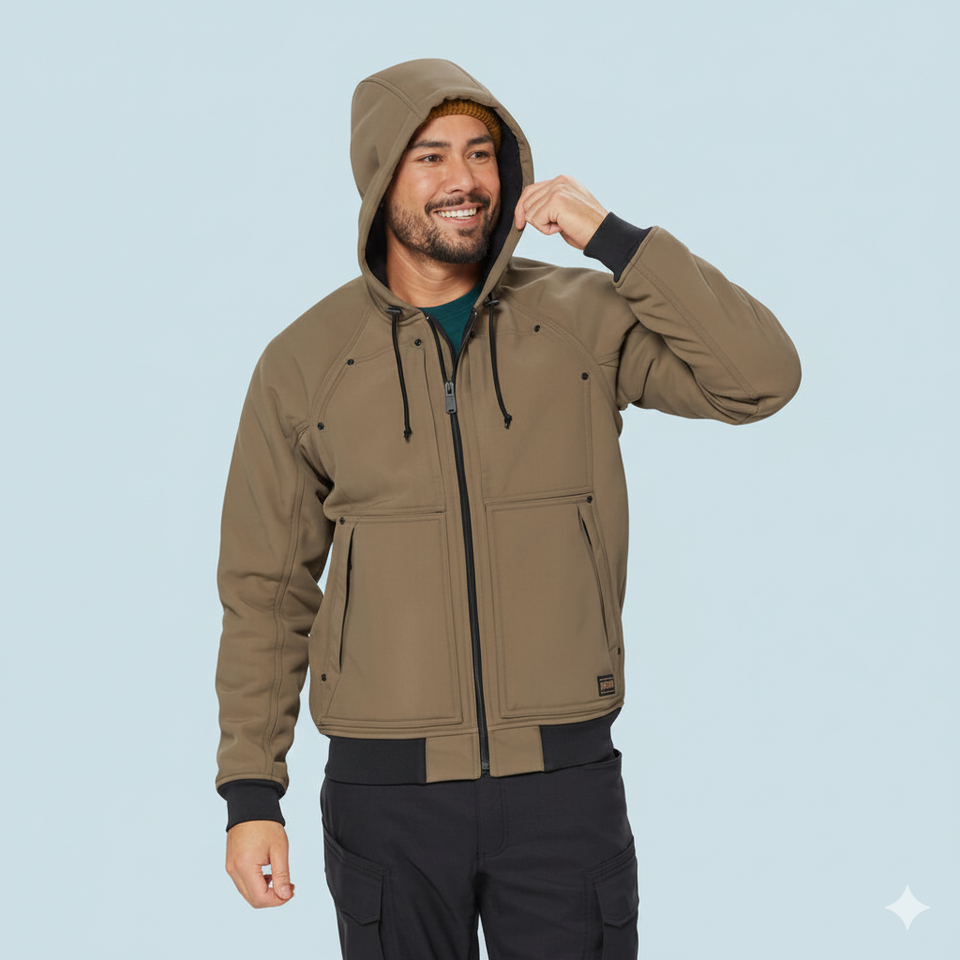 Duluth Men's Prudhoe Bay Hooded Action Jac/ River Rock- BIG DEAL!! | eBay