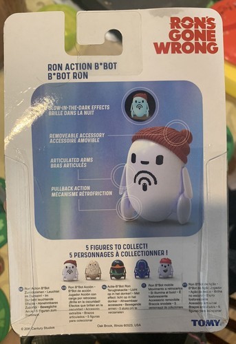 Tomy Ron's Gone Wrong Ron Action B Bot Pullback Action Moves Hat Glow ...