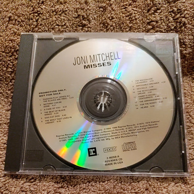 Joni Mitchell "Misses" Rare 1996 Promo cd Advance CD. | eBay