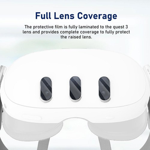 For Meta 3 Clear Front Face Cover Scratch Proof 3PCS Camera Protector ...