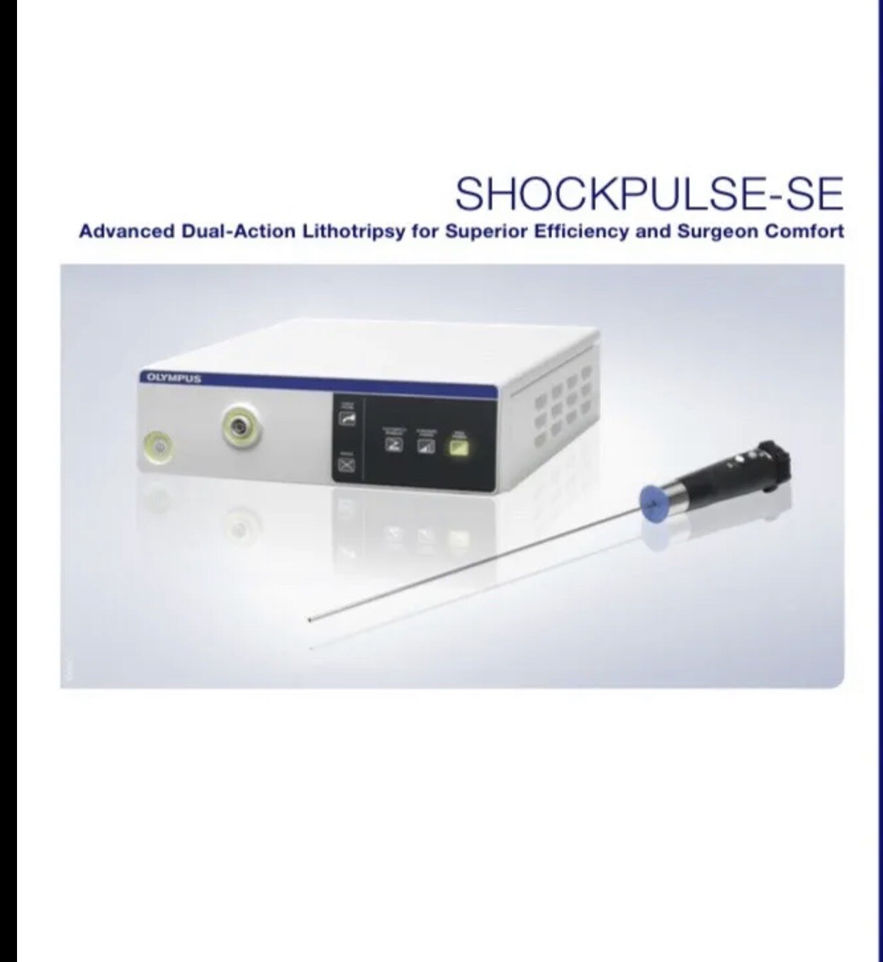 Olympus Shockpulse - SE Lithotripsy HandPiece Transducer SPL-T ( EGSPL ...