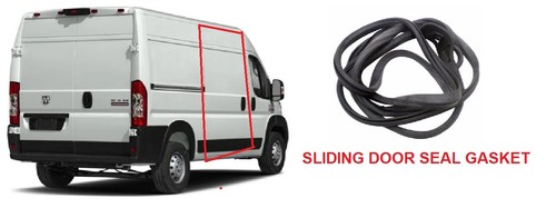 FIT FOR RAM PROMASTER RUBBER SLIDING DOOR SEAL GASKET 2014-2019 | eBay