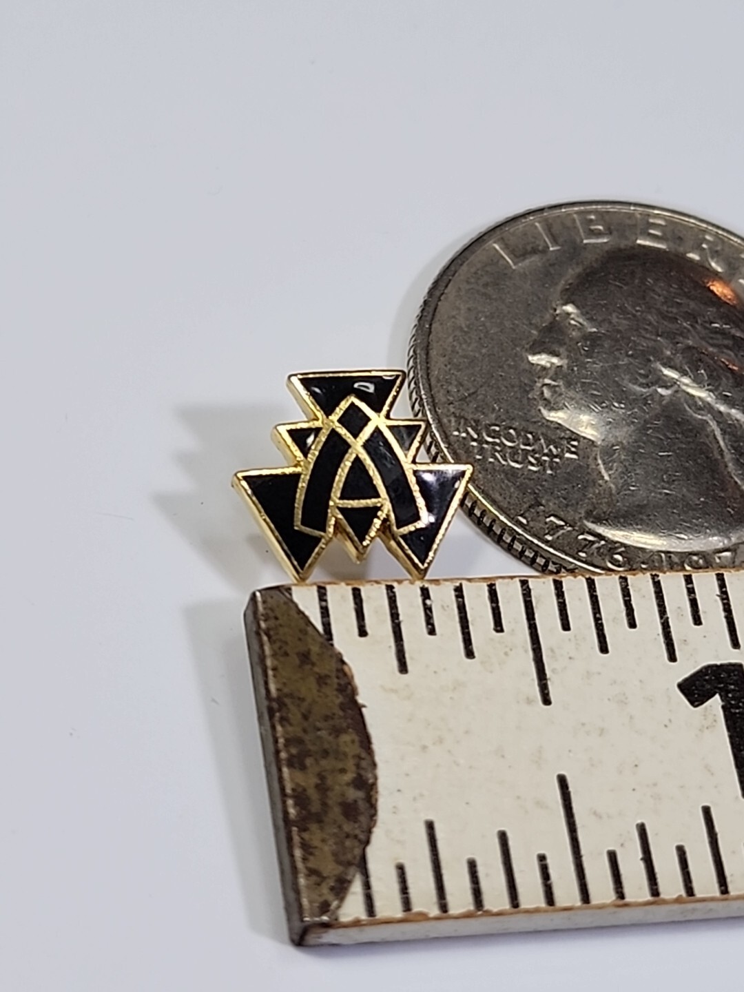 Lambda Chi Alpha Pledge Pin Tie Tack Social Fraternity Black & Gold ...