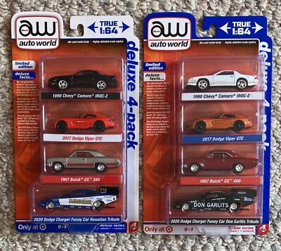 2022 Auto World Deluxe Target Exclusive 4-Packs Version A & B VHTF | eBay