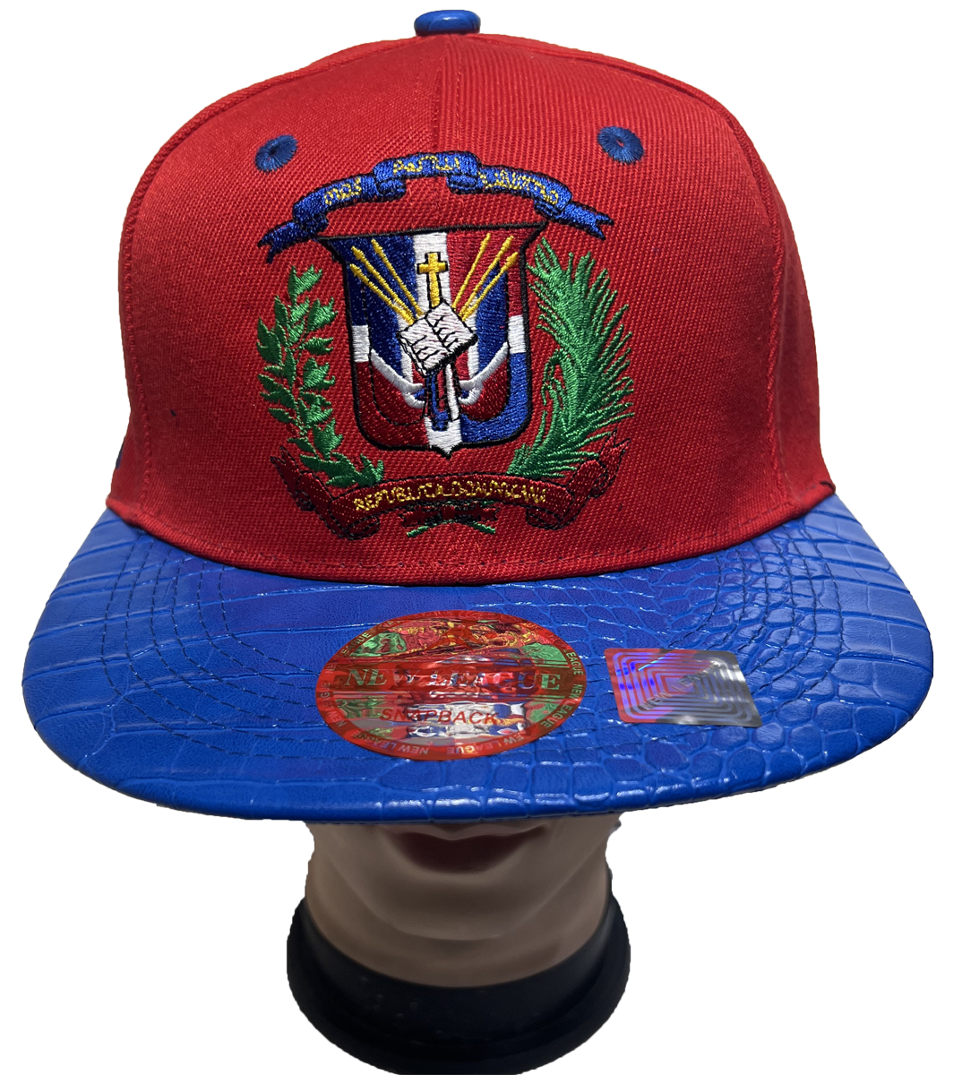 DOMINICAN REPUBLICA FLAG Embroidered Snapback Adjustable Baseball Cap ...