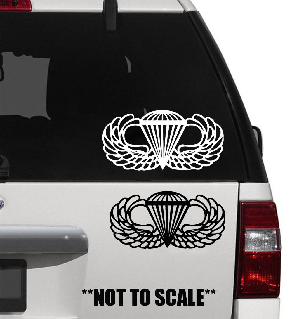 US ARMY Jump Wings sticker VINYL DECAL Star Military United States ...
