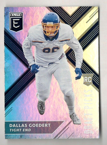 DALLAS GOEDERT 2018 ELITE DRAFT PICKS ROOKIE RC CARD #125 EAGLES | eBay