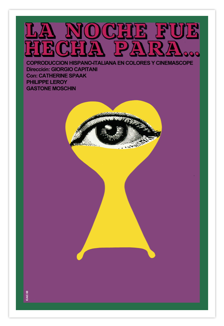 Spanish movie Poster 4 film The NIGHT.Peeping Tom Keyhole.Modern Home ...