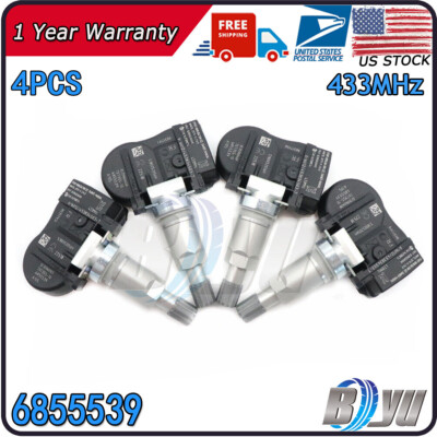 Set of 4 Tire Pressure Monitor Sensor TPMS For BMW 328I 335I 340I 428I ...