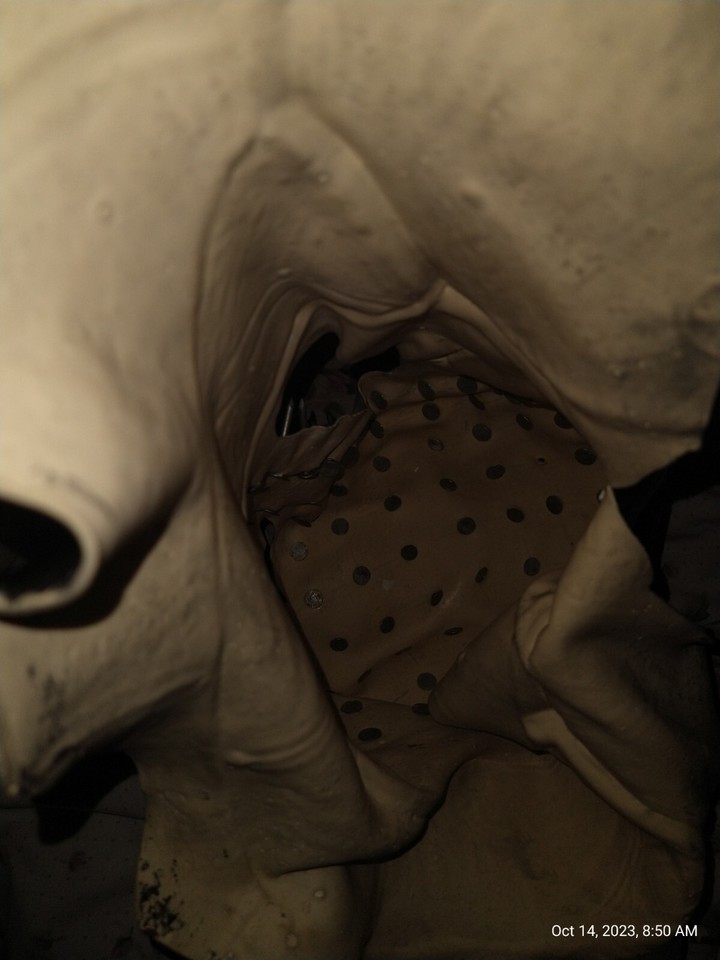 vintage 1993 hellraiser 3 pinhead mask fifth ave ent metal nails READ ...