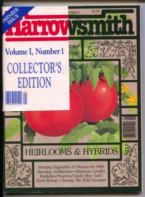 MAG: Harrowsmith #1 1/1986-ist issue-solar power-gardening-ahead of its ...
