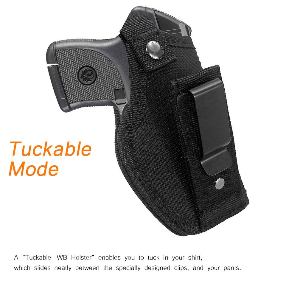 Tactical Concealed Carry Tuckable IWB Gun Holster for Micro Subcompact ...