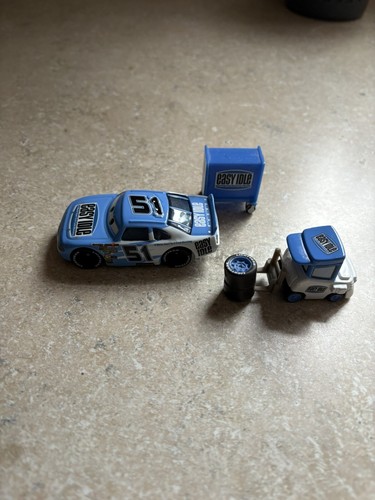 Disney Pixar Cars Easy Idle Rubber Tires Pitty And Tool Chest | eBay