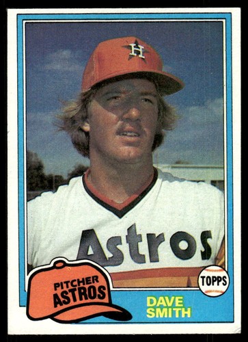 1981 Topps #534 Dave Smith Houston Astros | eBay